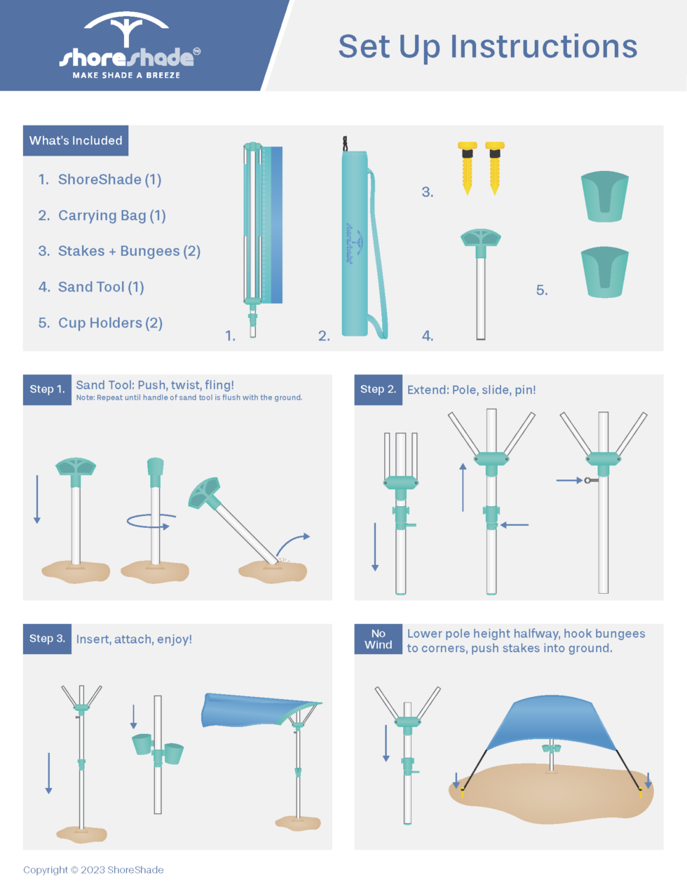 Setting Up Your Shade - ShoreShade LLC